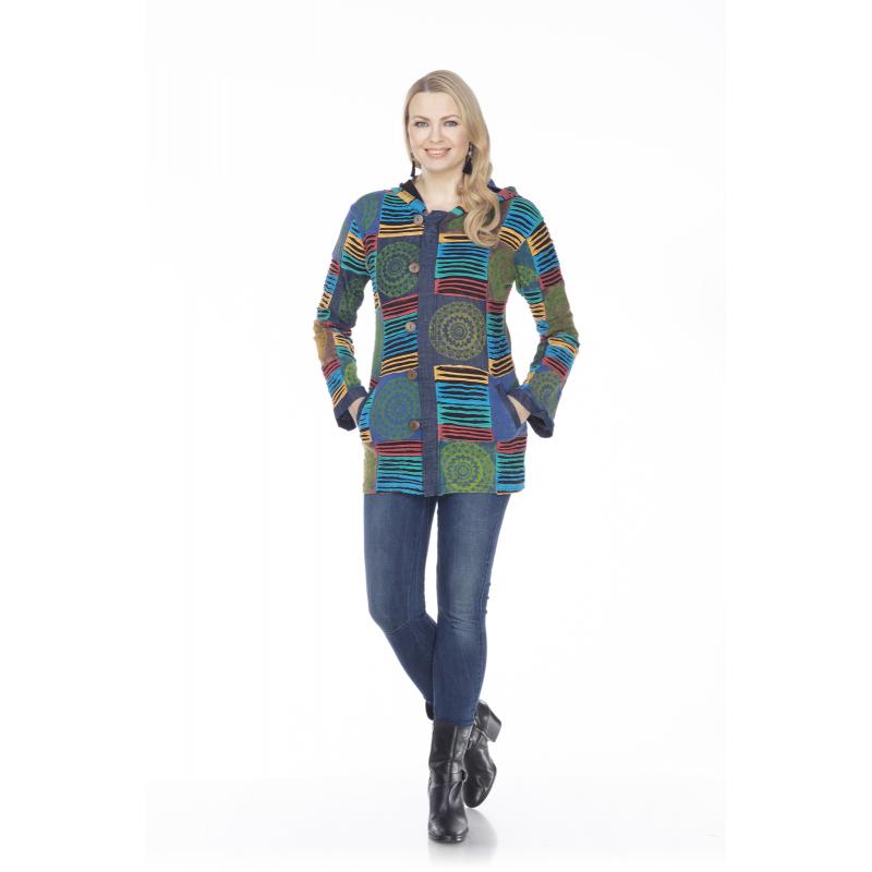 Cotton Multi Patch Jacket | Women's Jacket hoodie